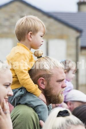 39499460-Cleckheaton Folk Festival. Chester Townsley, two, gets a ...