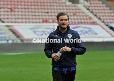 39964347-Action from the annual Joseph's Goal charity football match as ...