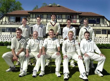 37571957-Blackpool Cricket Club squad 2002. Front row L-R: Oliver Newby ...