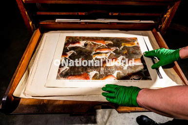 39970561-John Whitaker, curator at Wakefield Museum with a recently ...