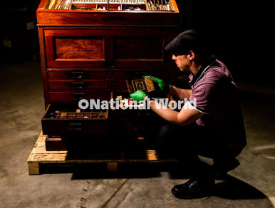 39970558-John Whitaker, curator at Wakefield Museum with a recently ...