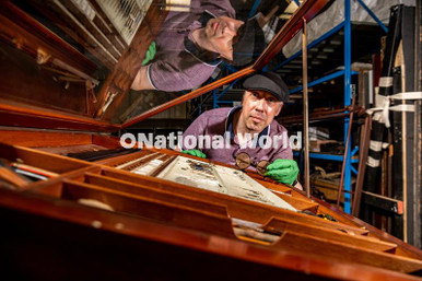 39970556-John Whitaker, curator at Wakefield Museum with a recently ...