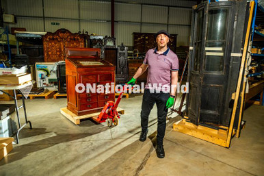 39970554-John Whitaker, curator at Wakefield Museum with a recently ...