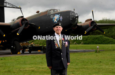 39971035-RAF Elvington, Normandy Veteren Ken Cooke pictured...Picture ...