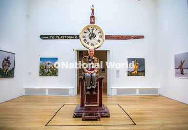 39971142-Leeds documentary photographer Peter Mitchell with a railway ...