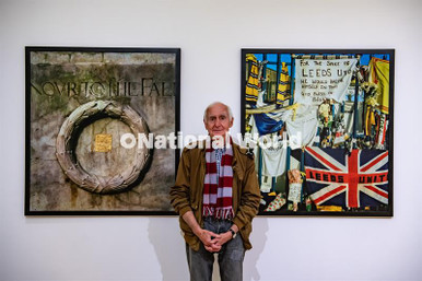 39971139-Leeds documentary photographer Peter Mitchell with pictures of ...