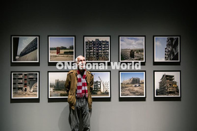 39971135-Leeds documentary photographer Peter Mitchell with pictures of ...