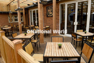 39974832-The Old Peacock pub at Elland Road, Leeds, gets ready for th e ...