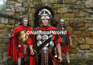39976022-Big Day Out At Scarborough Castle. Pictured Legio VI Victrix ...