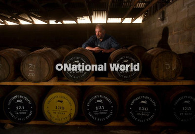 39977821-Toby Whittaker pictured with the new distlilled whisky at ...