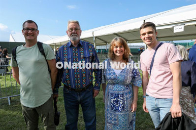 39981603-From left, Paul Pycroft, Alan King, Karen Davis-Duncan and ...