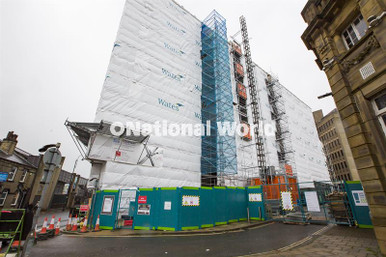 39982456-Scaffolding up for revamp of Lloyds Banking Group Trinity Road ...