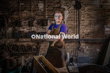 39985893-Robin Wood, MBE, a local woodworker who set up Wood Tools ...