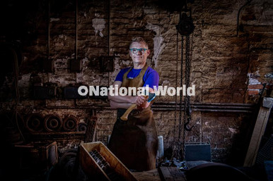 39985894-Robin Wood, MBE, a local woodworker who set up Wood Tools ...
