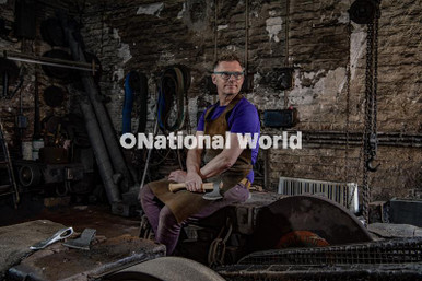 39985906-Robin Wood, MBE, a local woodworker who set up Wood Tools ...