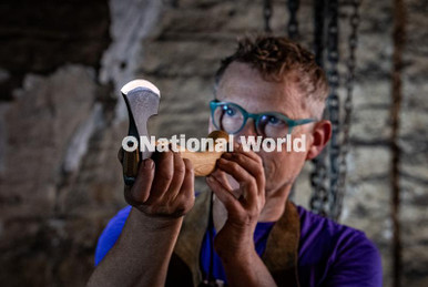 39985897-Robin Wood, MBE, a local woodworker who set up Wood Tools ...