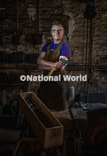 39985895-Robin Wood, MBE, a local woodworker who set up Wood Tools ...