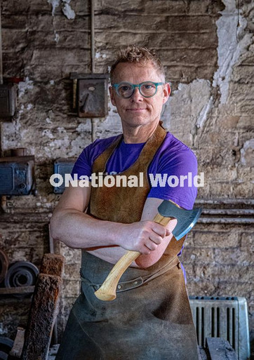 39985896-Robin Wood, MBE, a local woodworker who set up Wood Tools ...