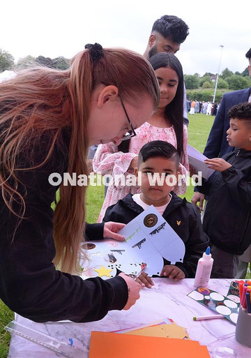 39987567-Children enjoyed crafts courtesy of Flux Rotherham, at the ...