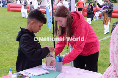 39987565-Children enjoyed crafts courtesy of Flux Rotherham, at the ...