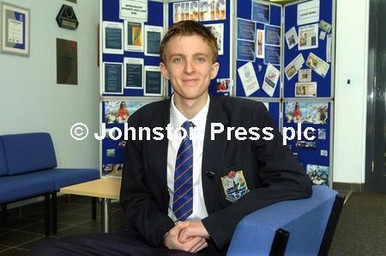 23501703-Fleetwood High School pupil Nathan Poole 14 , who has been ...