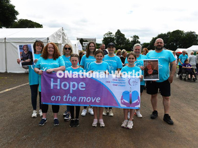 39990183-The Hope on the Move fundraising team members who took part in ...