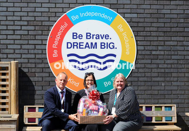 39992604-Hampers were presented to over 60 schools as part of the Thank ...