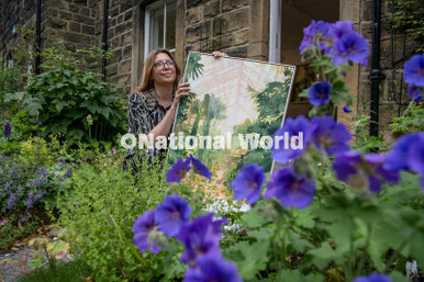 39994421-Artist Cat Barrett with her free exhibition Glasshouses ...