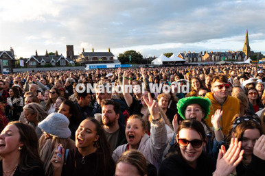 39998270-Crowds enjoying themselves on the opening night of Lytham ...