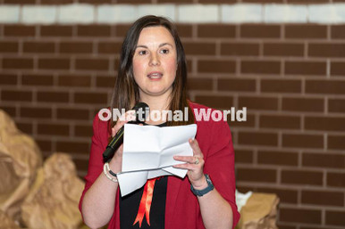 39999268-Labour candidate Maya Ellis gives a speech following her ...