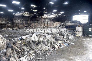 40000647-A fire broke out at TJ Waste site in Tipner Lane, Portsmouth ...