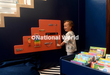 40002929-The new Tiny Totley play area at Leeds Central Library. Beau ...