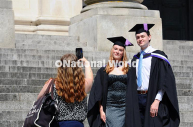 40007373-University of Portsmouth students graduating on Friday, July ...