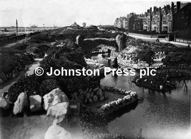23460761-Memory Lane St Annes Meandering paths, miniature lakes with ...