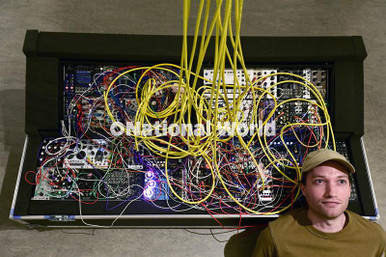 40010577-John Devlin 25/07/2024. GLASGOW GOMA. Artist Oscar Prentice ...