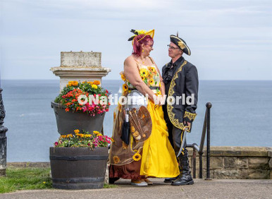 40011282-Robert and Maria Herbert in her Van Gogh with themed costume ...