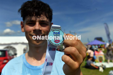 40012023-Bobby Cartwright (16) winner of the 2024 Miles for Men in ...