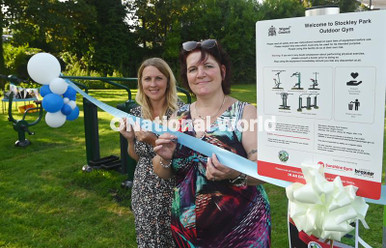 40015384-The official opening of the new outdoor gym equipment at ...