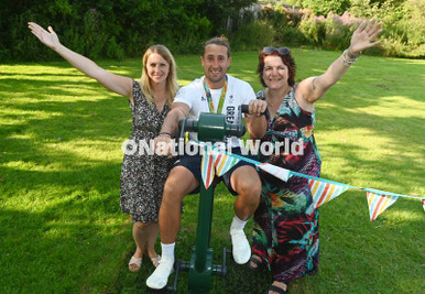 40015381-Olympian Dan Bibby, centre, Team GB rugby sevens, officially ...