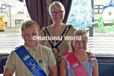 40015677-Ceremonial Mayor of Hartlepool Carole Thompson with the newly ...