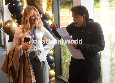 40025298-Pupils receive there GCSE results at Dixons Trinity Chapeltown ...