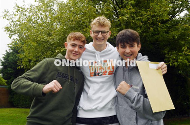 40025411-from left, George Unsworth, Nathan Chesworth and Max Bentham ...