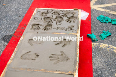 40030472-Permanent concrete handprints and marks in concrete slabs to ...