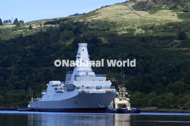 40031909-John Devlin 05/09/2024 . HMS Cardiff returns to The Clyde. HMS ...