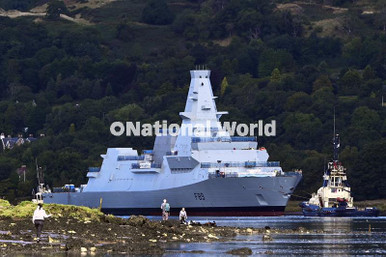 40031905-John Devlin 05/09/2024 . HMS Cardiff returns to The Clyde. HMS ...
