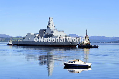 40031888-John Devlin 05/09/2024 . HMS Cardiff returns to The Clyde. HMS ...