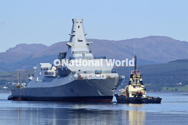 40031885-John Devlin 05/09/2024 . HMS Cardiff returns to The Clyde. HMS ...