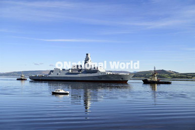 40031892-John Devlin 05/09/2024 . HMS Cardiff returns to The Clyde. HMS ...