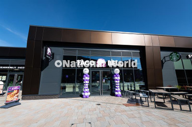 40036942-Exterior of the new Taco Bell restaurant that has opened in ...