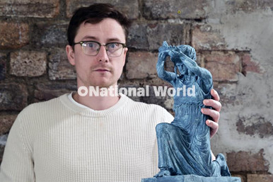 40043343-John Devlin 01/10/2024 . GLASGOW. David J Mitchell with a ...